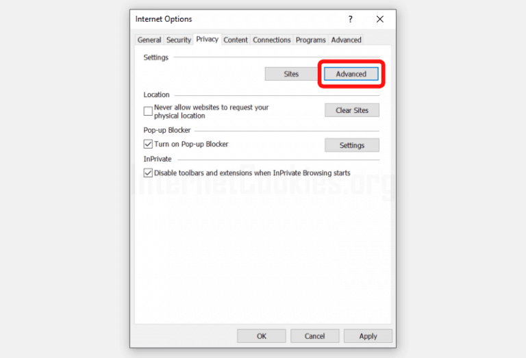 How to Enable Cookies in Internet Explorer Browser [With Screenshots]